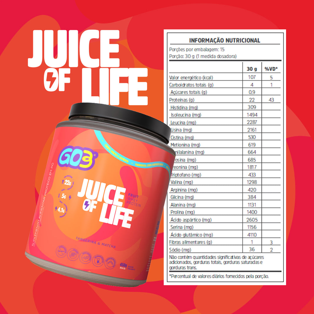WHEY PROTEIN JUICE GO3 - 450 g